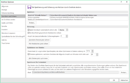 OneNote automatisch sichern | Treutlein Seminare ⭐⭐⭐⭐⭐