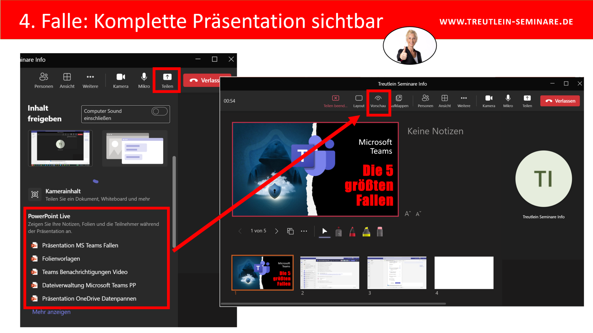 Microsoft Teams Fehler, die jeder macht | Treutlein Seminare