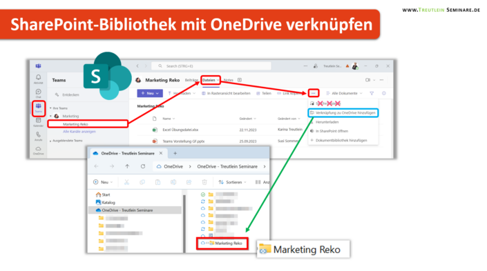 SharePoint in Explorer einbinden | Treutlein Seminare ⭐⭐⭐⭐