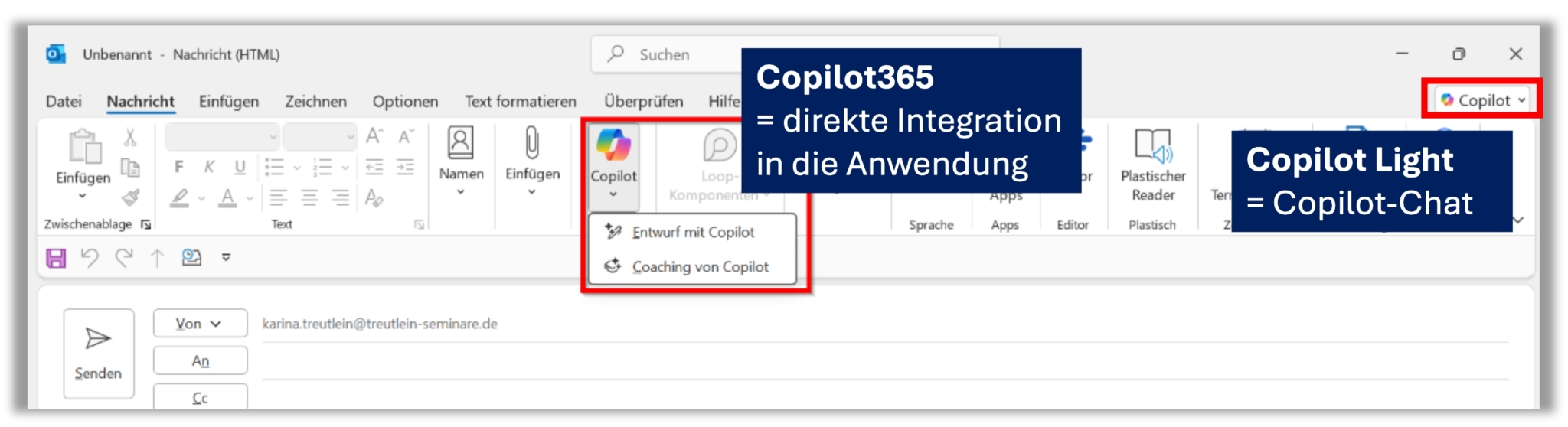 Microsoft Copilot Schulung für M365 | Treutlein Seminare